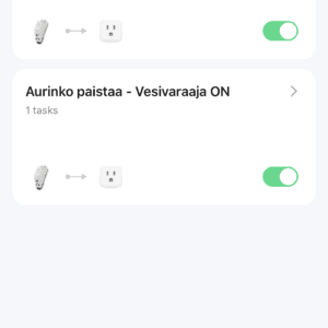 Sähkö TK pörssisähkön hinta ohjausrele OmaVahti ️